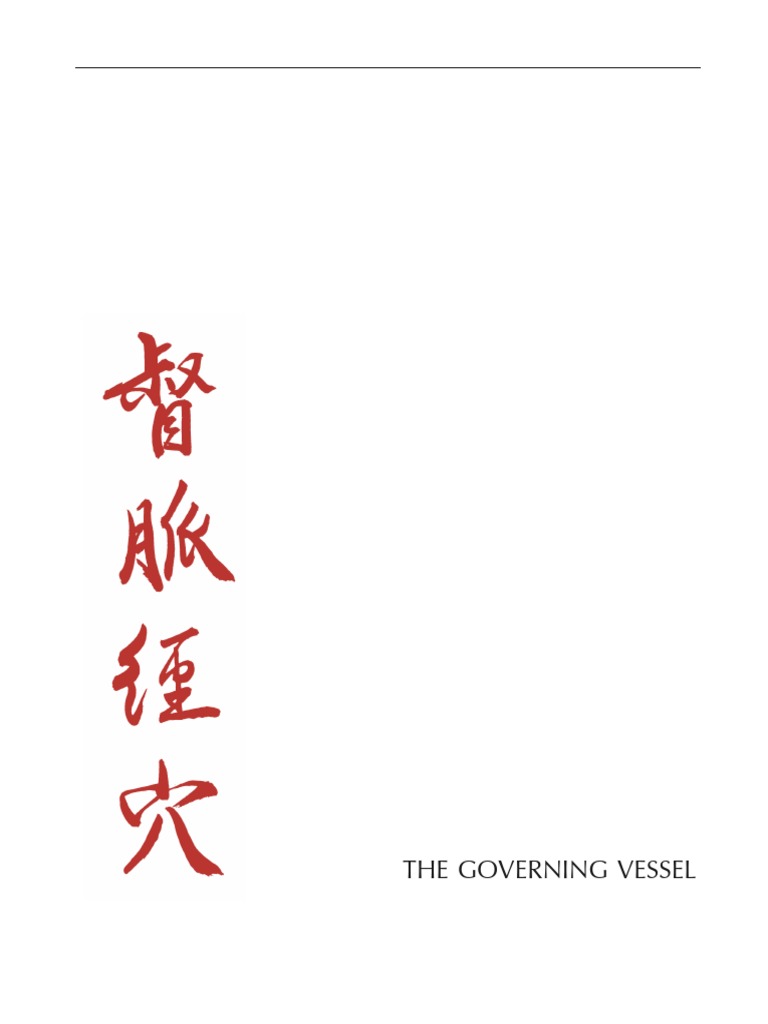 The Governing Vessel 1 | PDF | Traditional Chinese Medicine | Spinal Cord