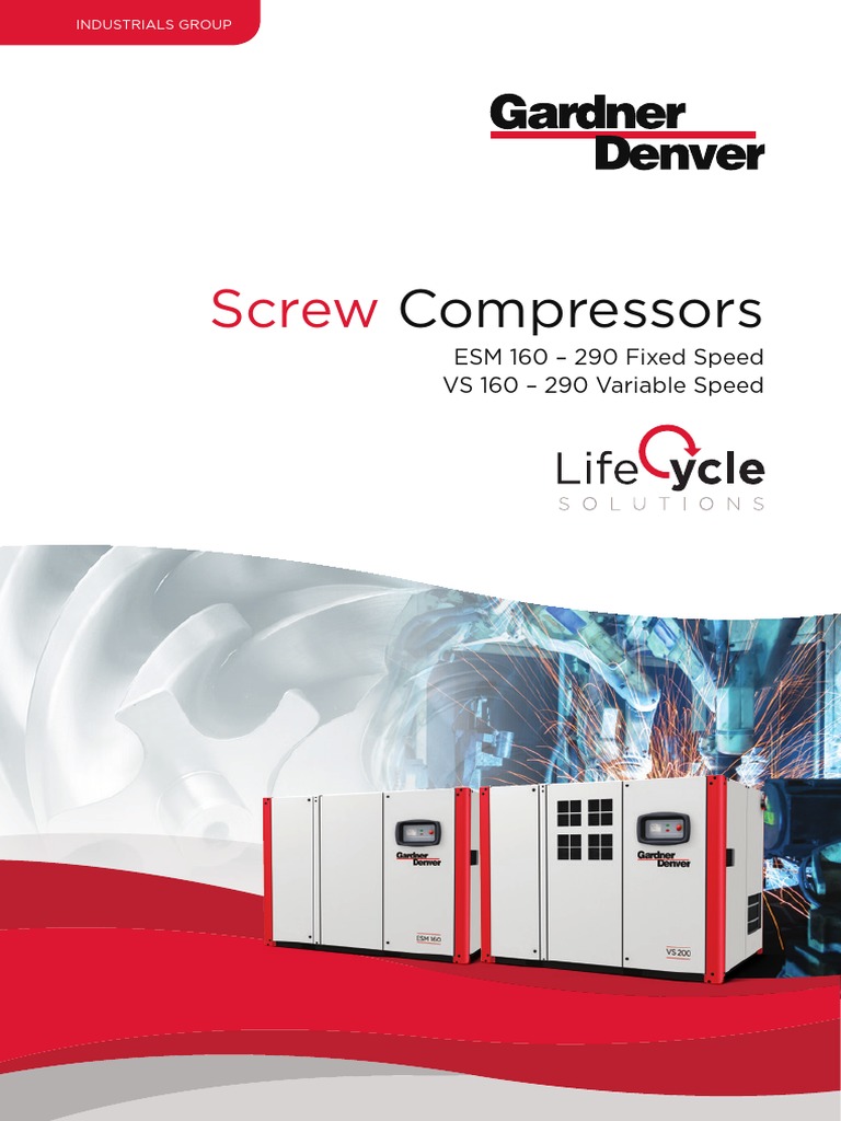 ESM 160 - 290 Brochure PDF | PDF | Energy Conservation | Lubricant