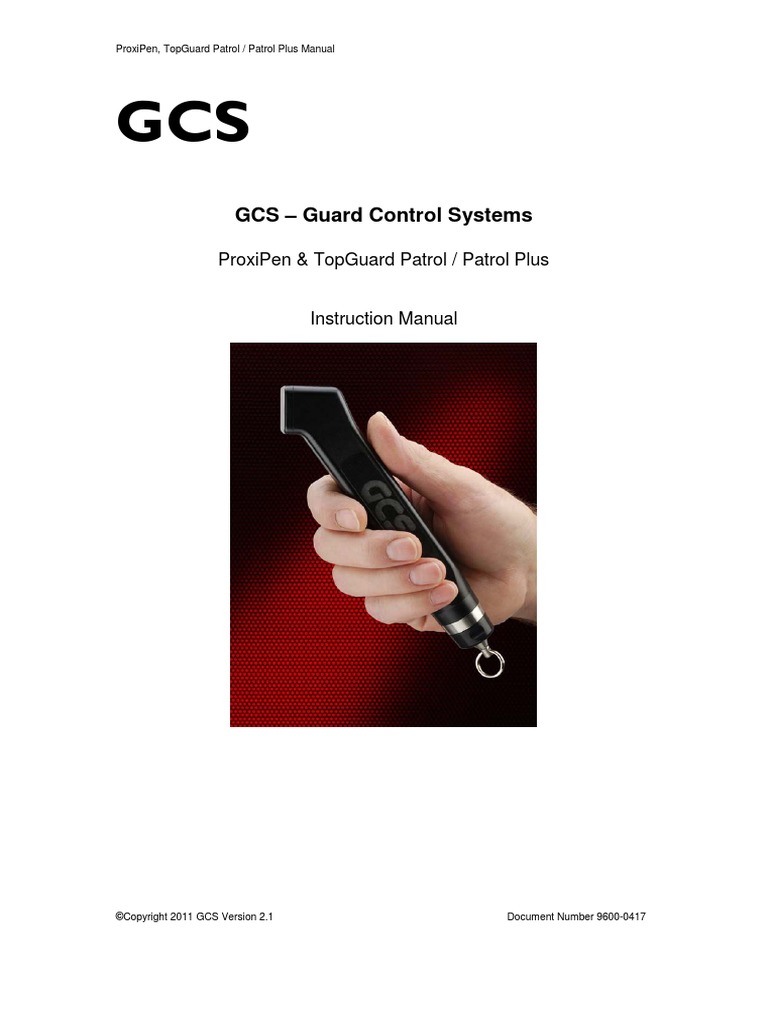 GCS ProxiPen Manual V2.1 | Download Free PDF | Microsoft Windows ...