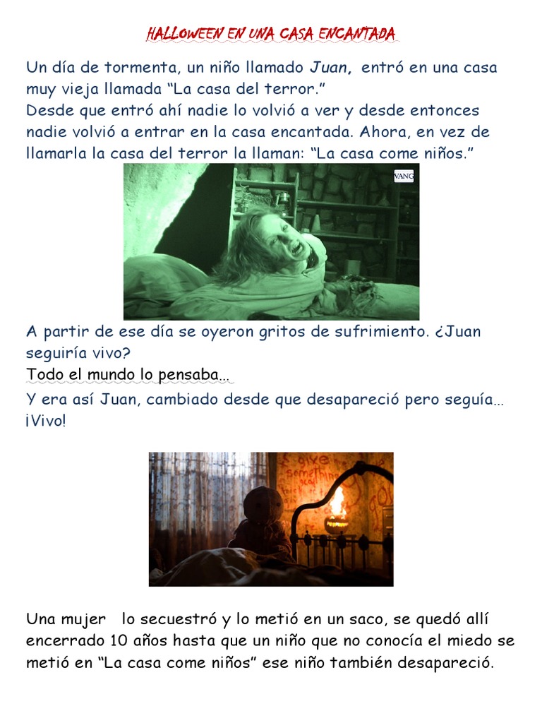 Historia de Miedo (Halloween) | PDF