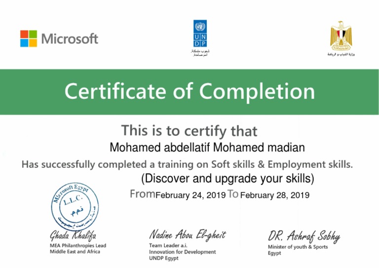 SoftSkills Certificate | PDF