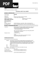 Natural Gas Safety Data Sheet | PDF | Combustion | Fires