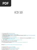 ICD-10 Diagnosis List for ENT Disorders | PDF | Ear | Larynx