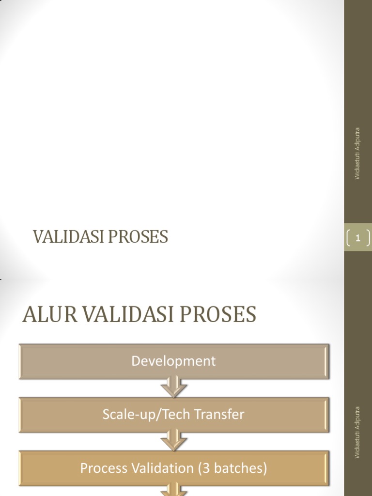 Validasi Proses (Cpob) | PDF