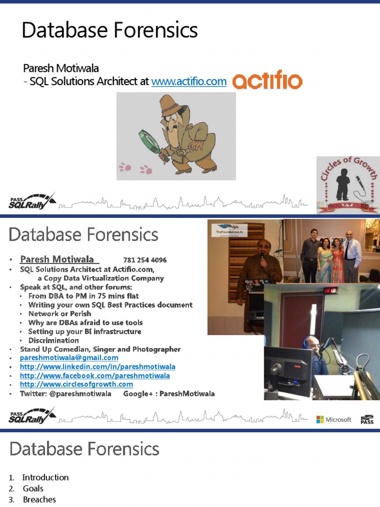Database Forensics Guide | PDF | Microsoft Sql Server | Cache (Computing)