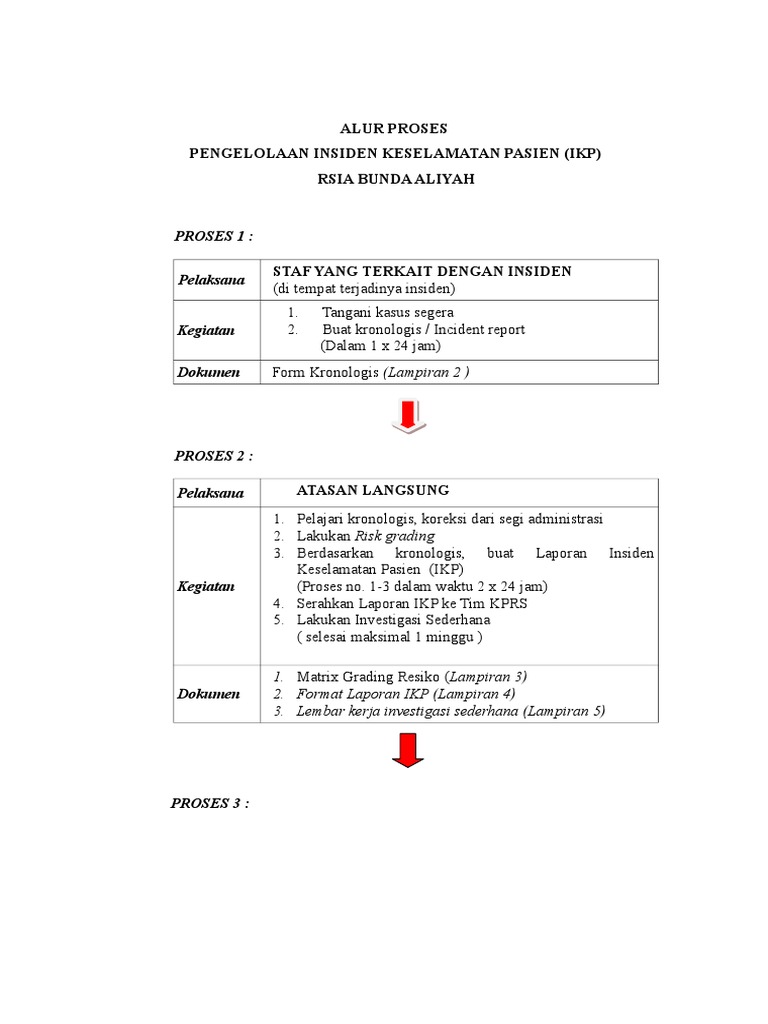 Proses Pengelolaan IKP di Rumah Sakit | PDF
