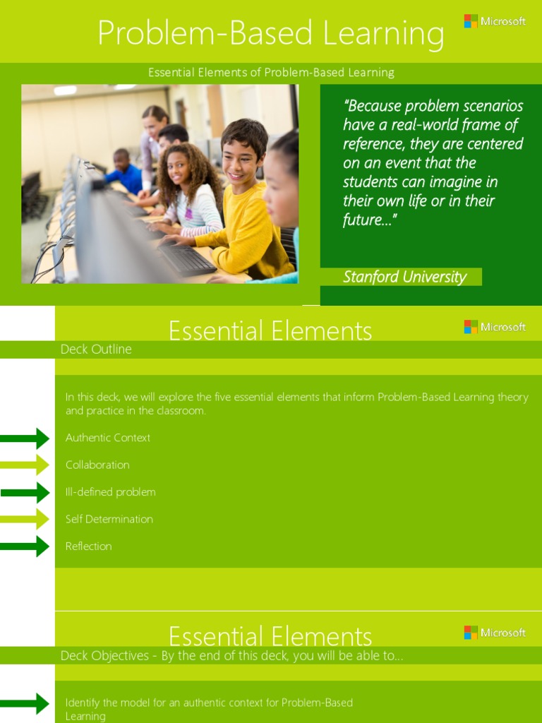 Problem-Based Learning - Deck 3 - PBL Essentials | PDF | Metacognition ...