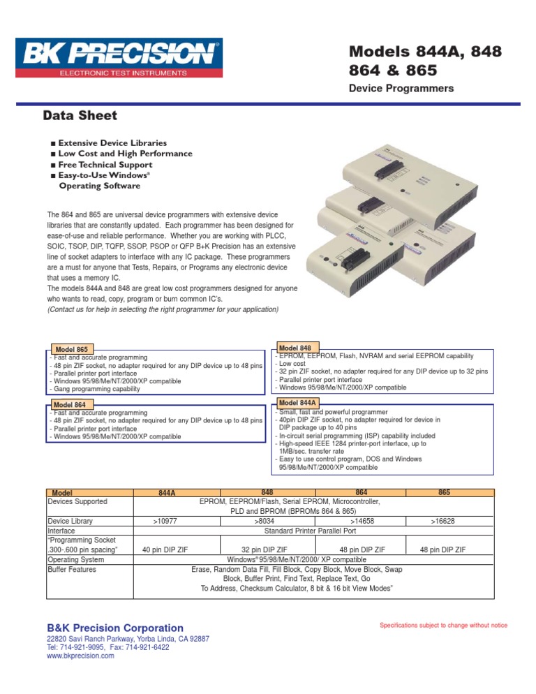844A Datasheet | PDF | Electrical Engineering | Office Equipment