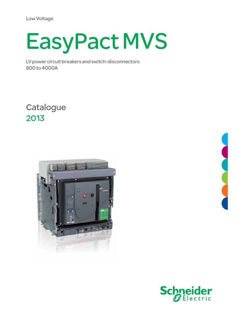 Easypact MVS: Catalogue | PDF | Electrical Equipment | Electrical Components