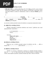 Model Reziliere Contract Inchiriere | PDF