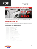 Manual de Usuario Mabe Aqua Saver LMH20589ZWGG Códigos de Falla | PDF