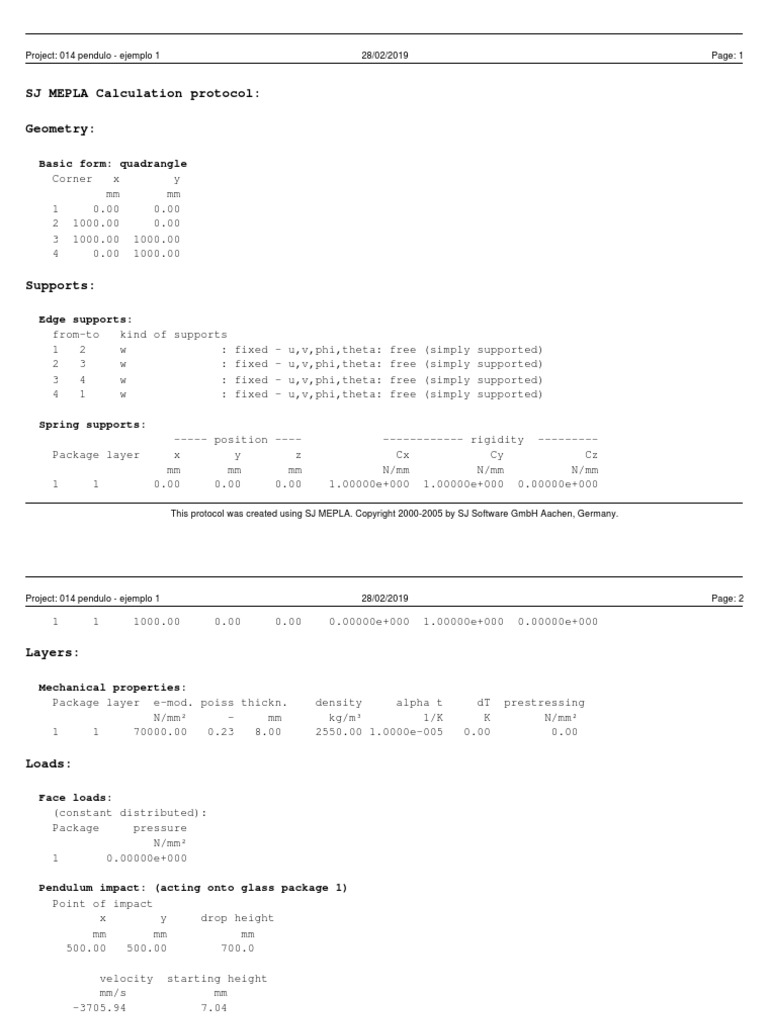SJ MEPLA Calculation Protocol:: Basic Form: Quadrangle | PDF ...