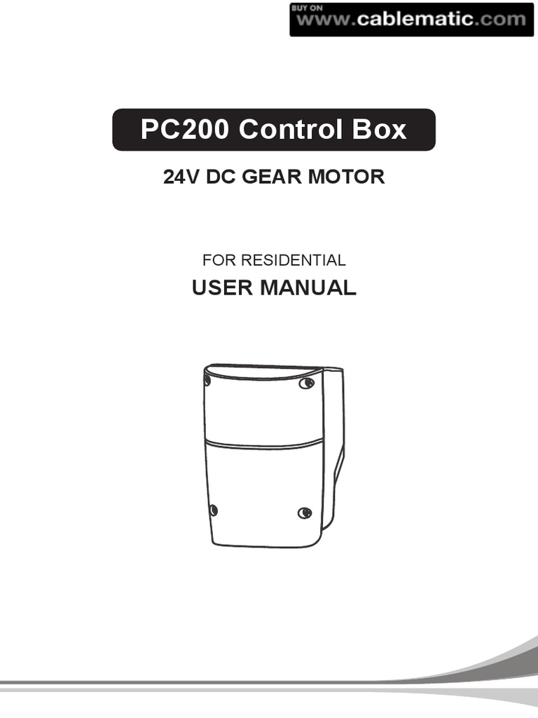 24v Control Box | PDF | Switch | Power Supply