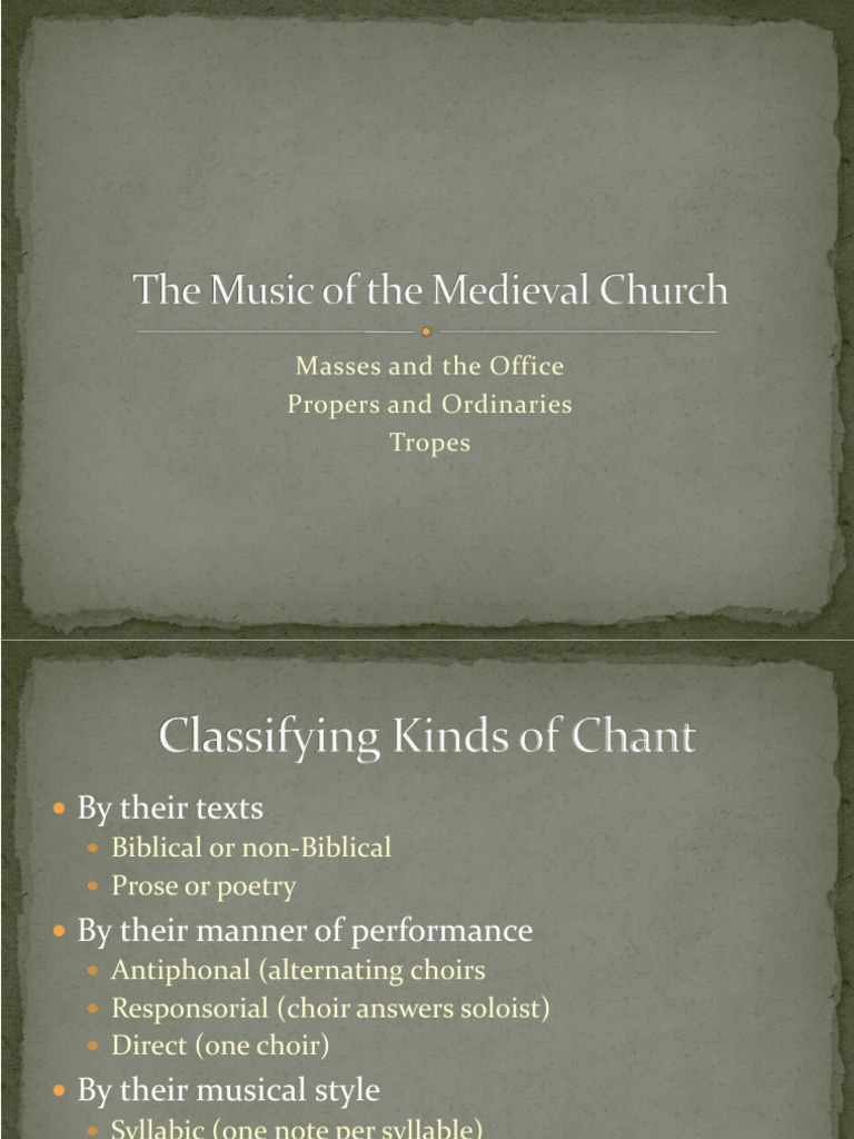 Medieval Church Music - 7400 | PDF | Gregorian Chant | Religious Rituals