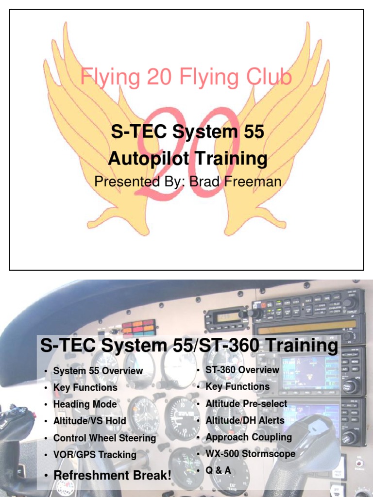 S-TEC 55 Training | Download Free PDF | Measuring Instrument | Aviation