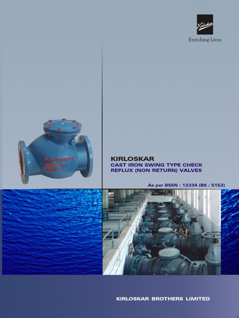 Non Return Valve PDF | PDF | Steel | Metals