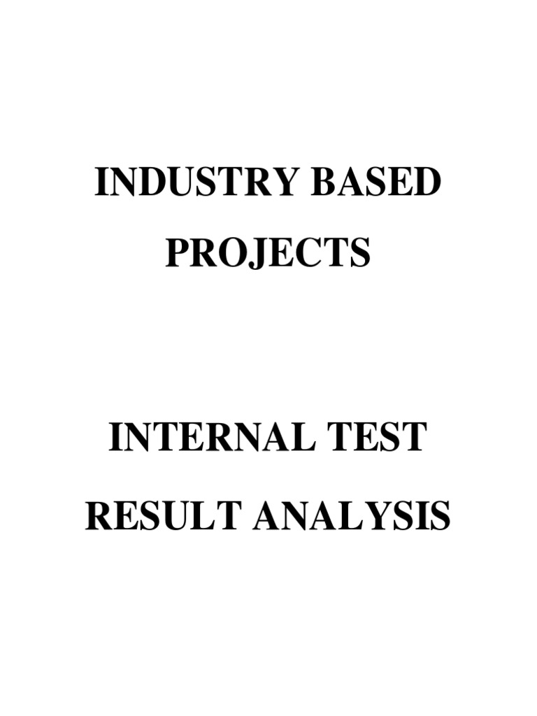 Analysis of Internal Test Results from 2015-2016 to 2018-2019 with ...