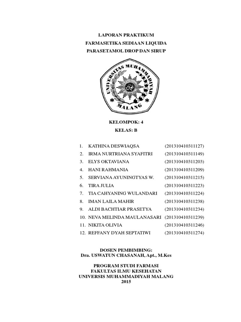 Makalah Sediaan Drop | PDF