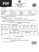 Mill Test Certificate: Jindal Stainless (Hisar) Limited | PDF ...