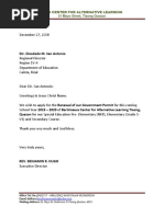 Circular Letter With Tear-Off Slip | PDF