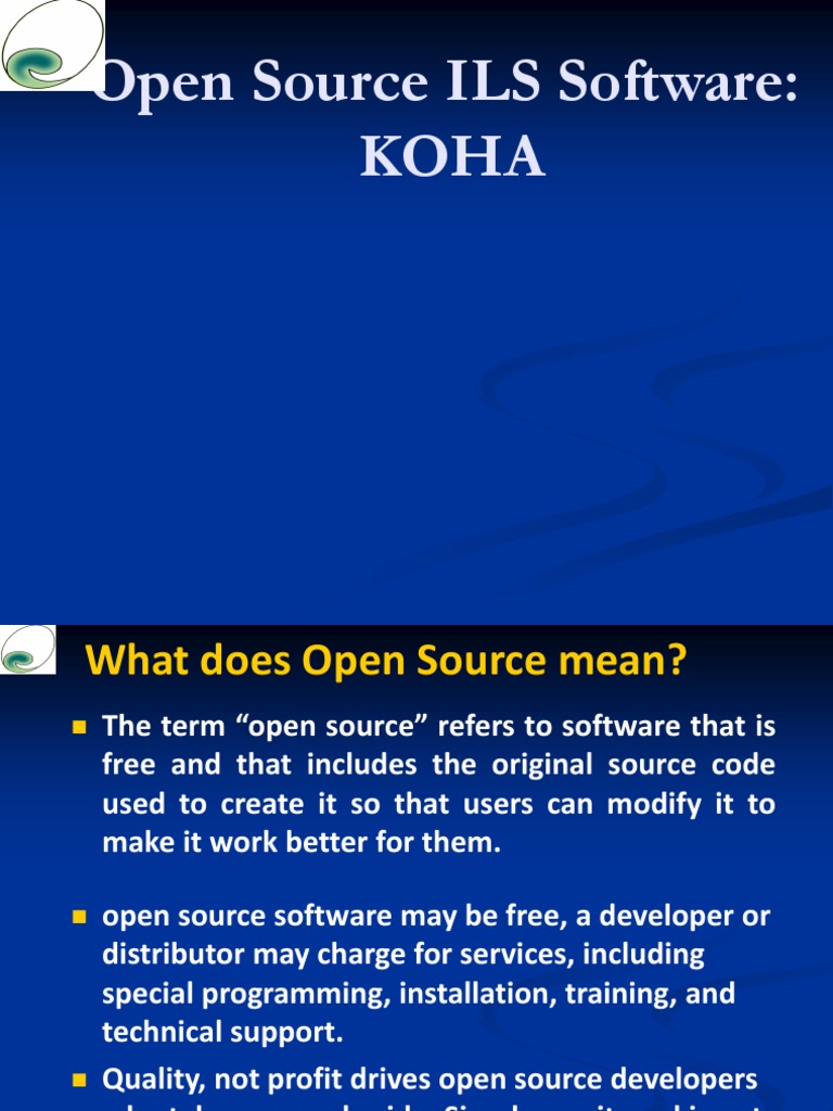 Koha Library Software | PDF | Free Software | Linux
