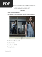 English Sba Oral Presentation | PDF | Language Arts & Discipline