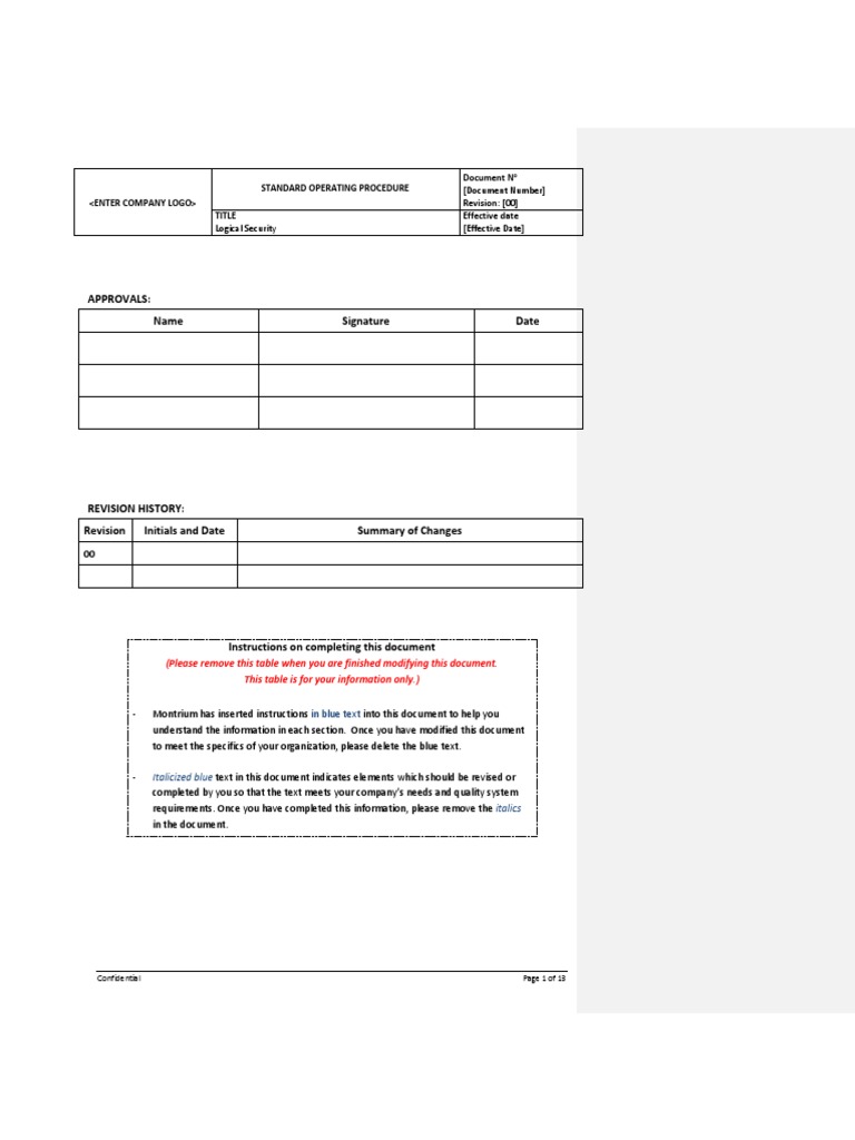 Logical Security Procedures Overview | PDF | Computer Network | Virtual ...