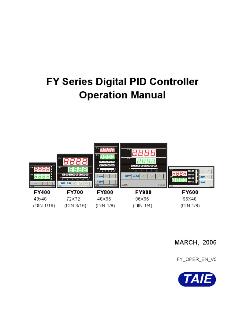 Operation Manual | PDF | Parameter (Computer Programming) | Control Theory