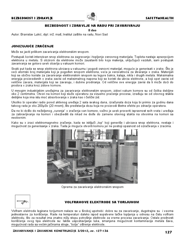 BZR Pri Zavarivanju | PDF