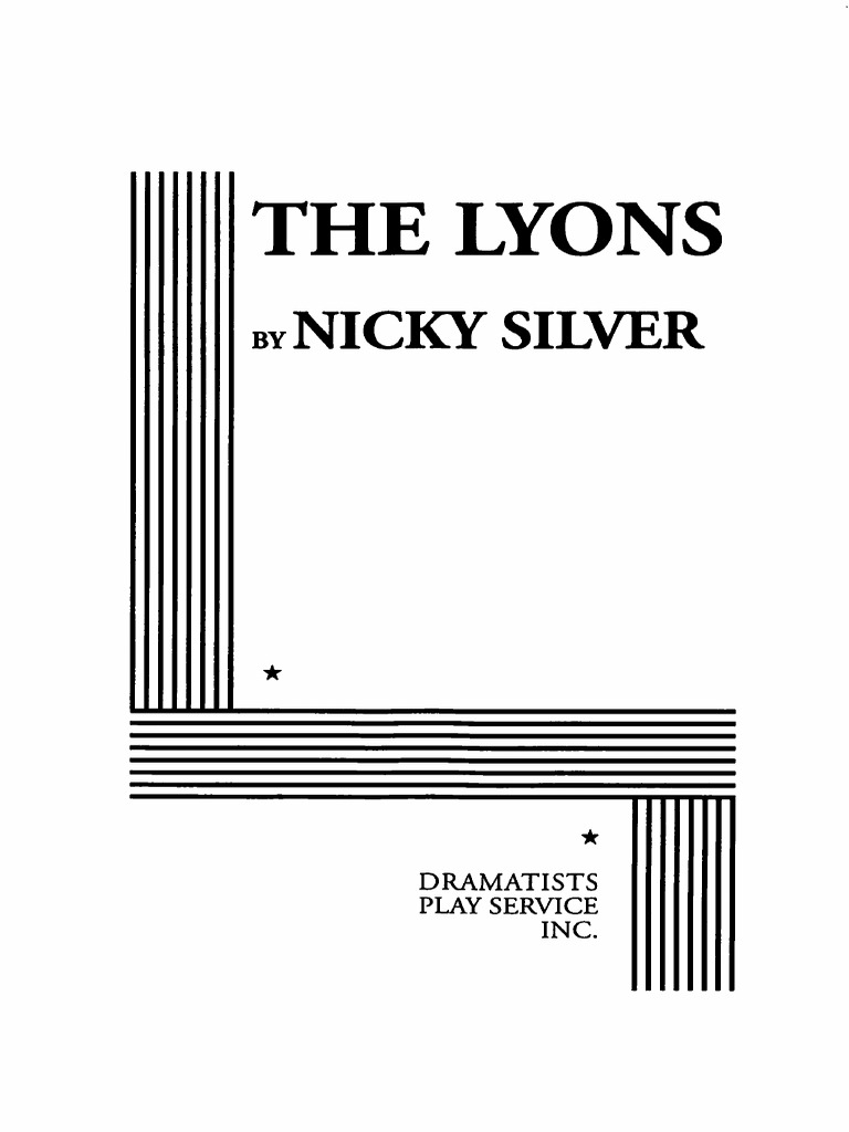 The Lyons-Nicky Silver | PDF