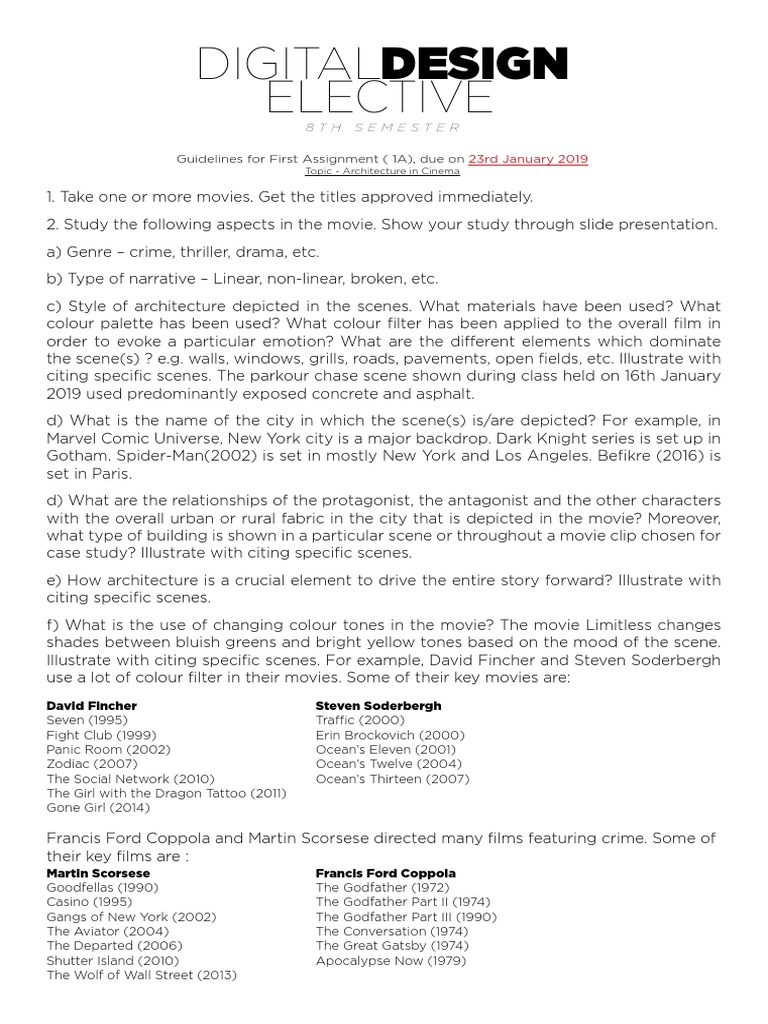 Assignment 1-A - Movie Review | PDF | Martin Scorsese | Leisure