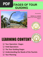 Four Stages of Tour Guiding | PDF