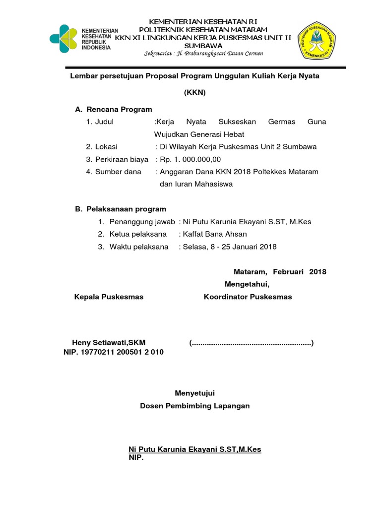 PROPOSAL KEGIATAN UNGGULAN Terbaru | PDF