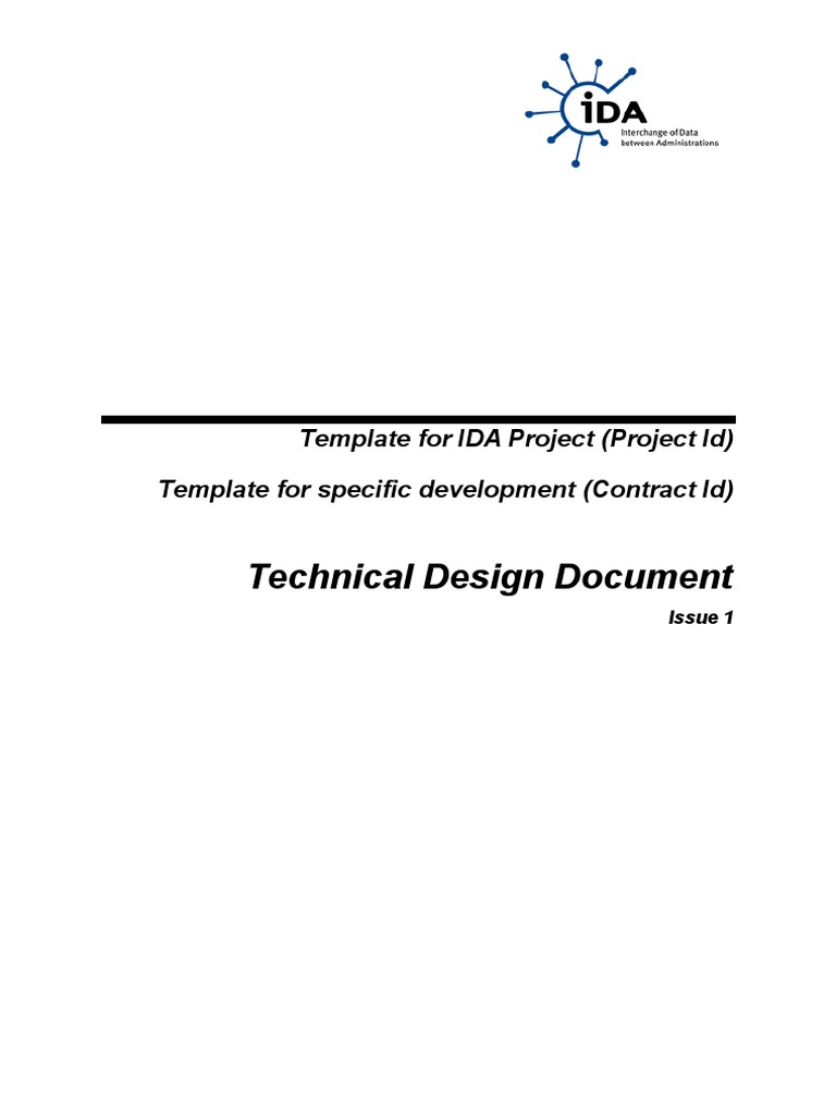 Technical Design Document | PDF | Component Based Software Engineering ...