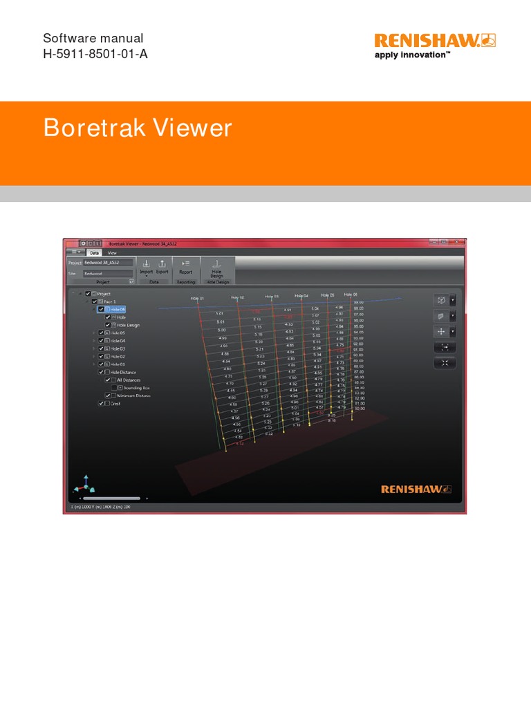 Boretrak Viewer Software Manual H-5911-8501-01-A PDF | PDF | Menu ...