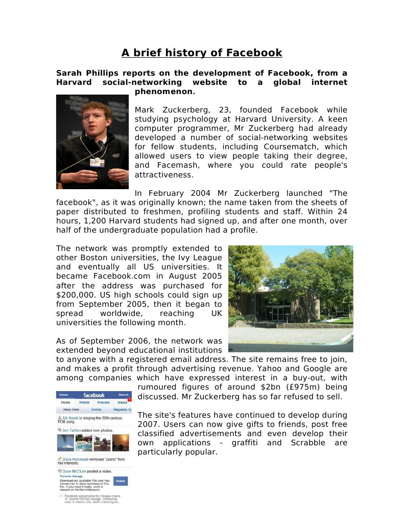 The Friendly Face of FACEBOOK | PDF | Mark Zuckerberg | Facebook