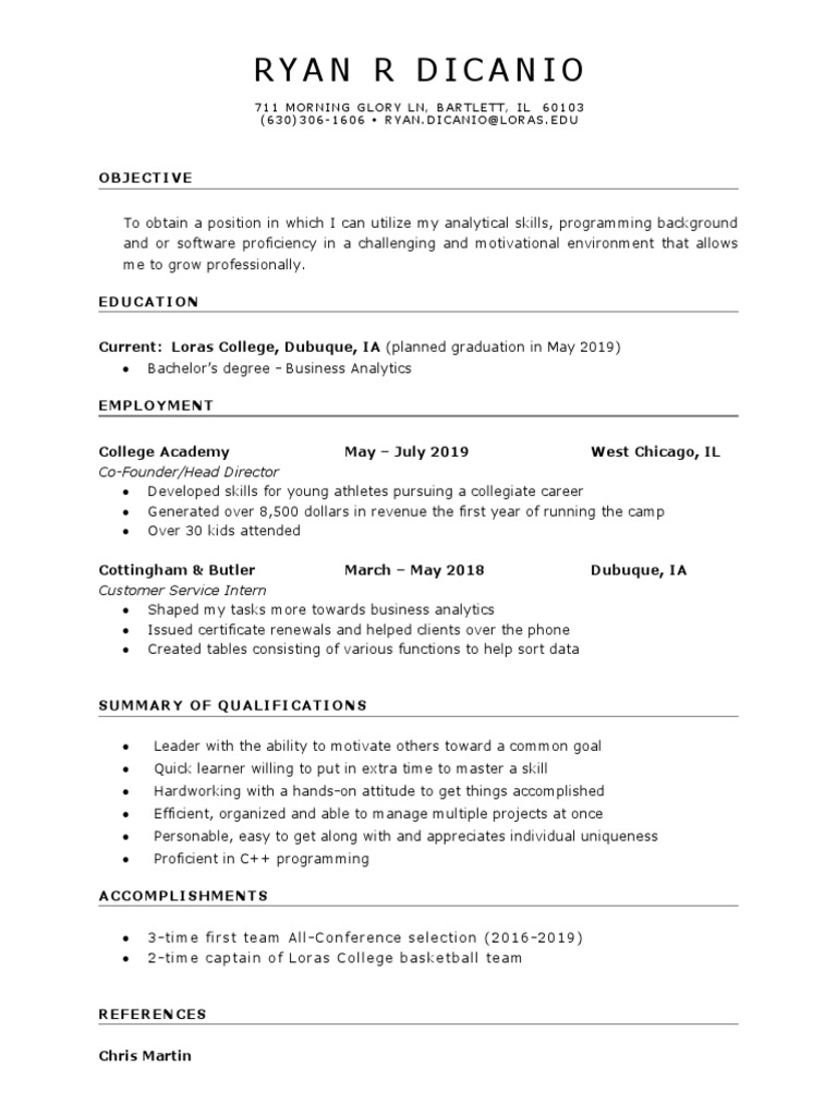 My Resume | PDF | Behavior Modification | Cognition