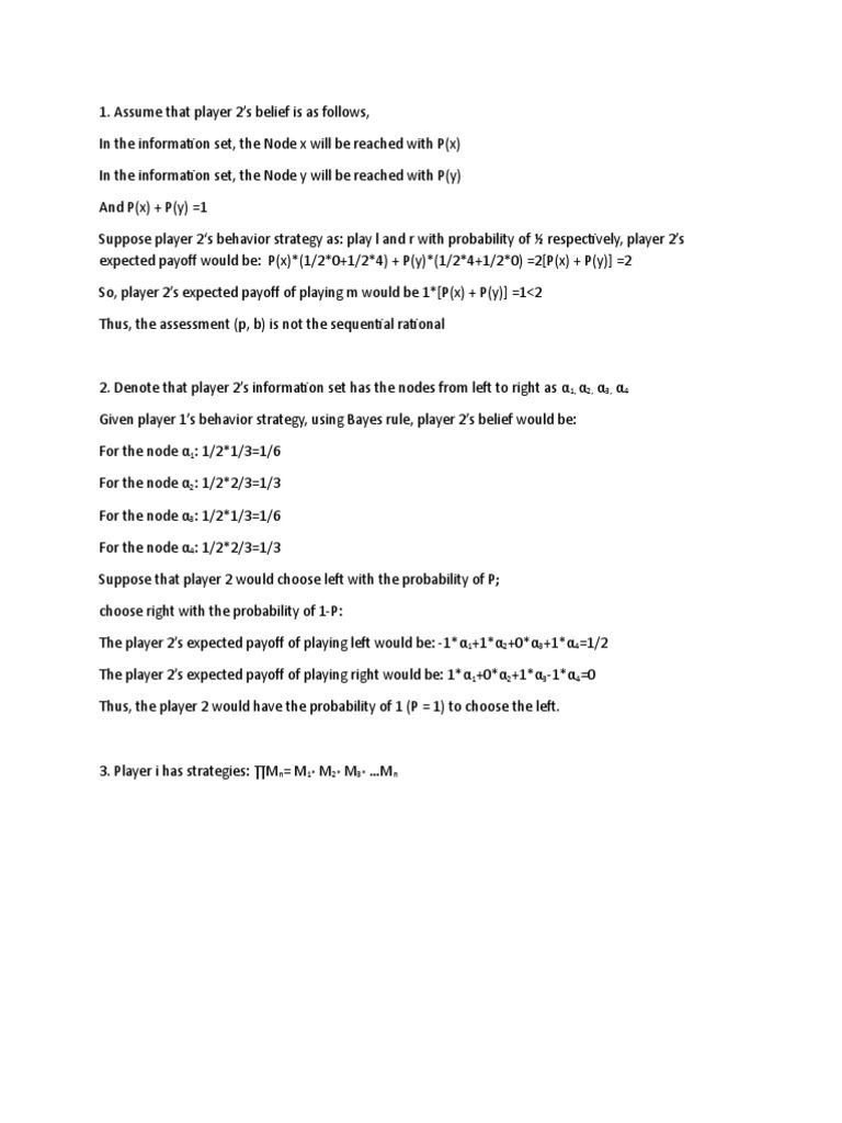 CHAPTER 7 GAME THEORY Solution For Advanced Microeconomic Theory ...