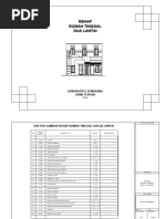 Ruko 2 Lantai 4X12 (Lengkap + Rab) PDF | PDF