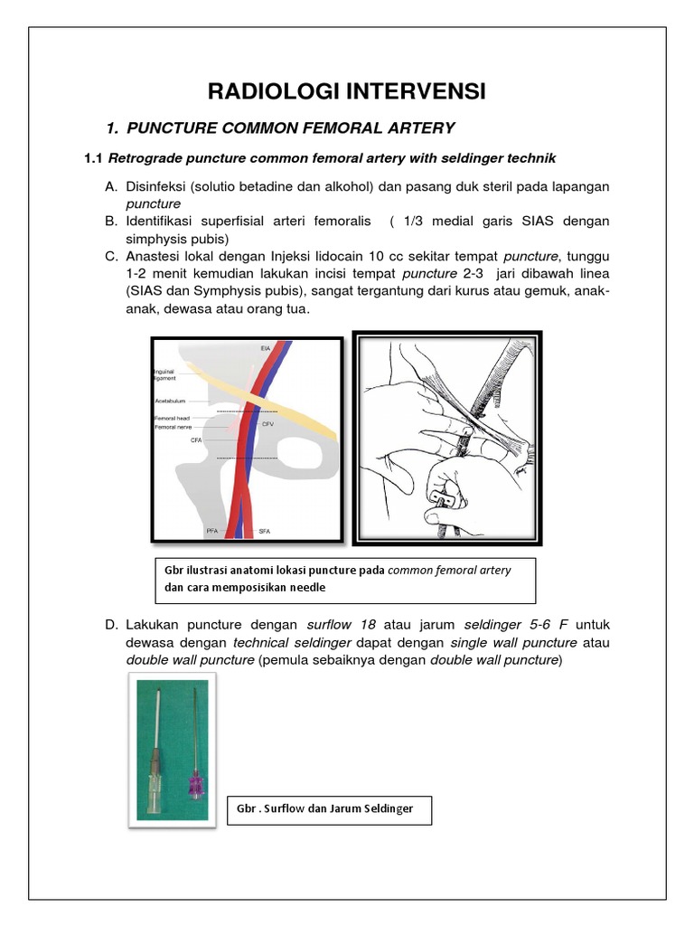 Catatan Intervensi Radiologi | PDF