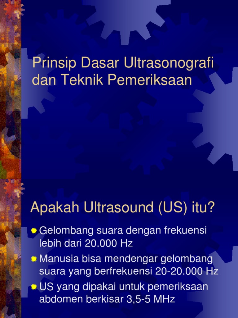 Prinsip dan Teknik Ultrasonografi | PDF