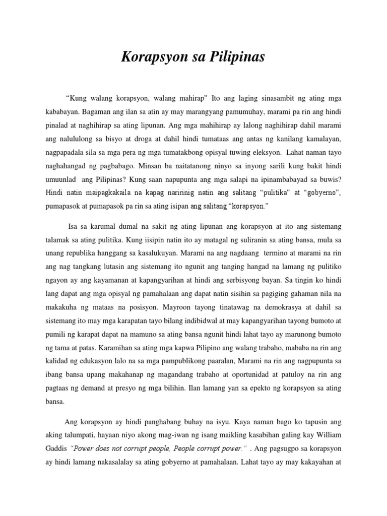 Talumpati | PDF