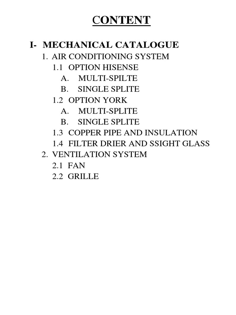Mep Content | PDF