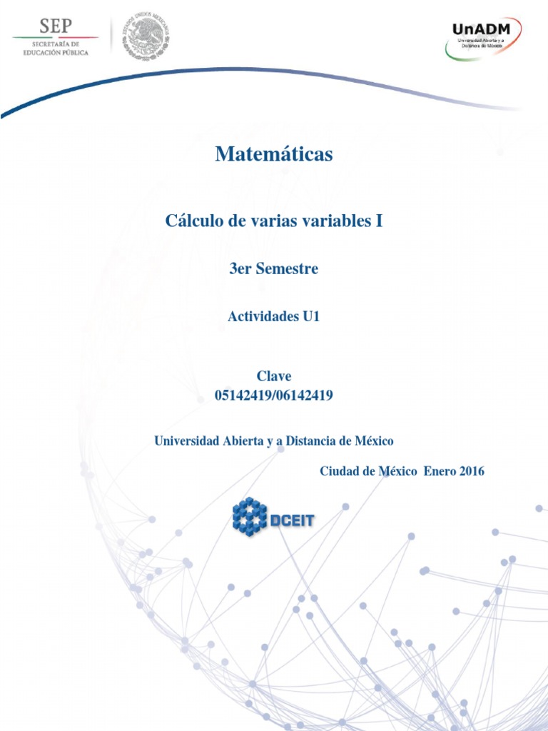 MCVV1 U1 A1 V1 Jorc | PDF | Espacio vectorial | Vector Euclidiano