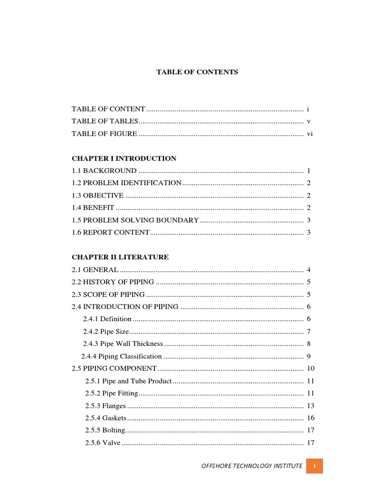 A Comprehensive Piping Design Report: Analyzing Process Flow Diagrams ...
