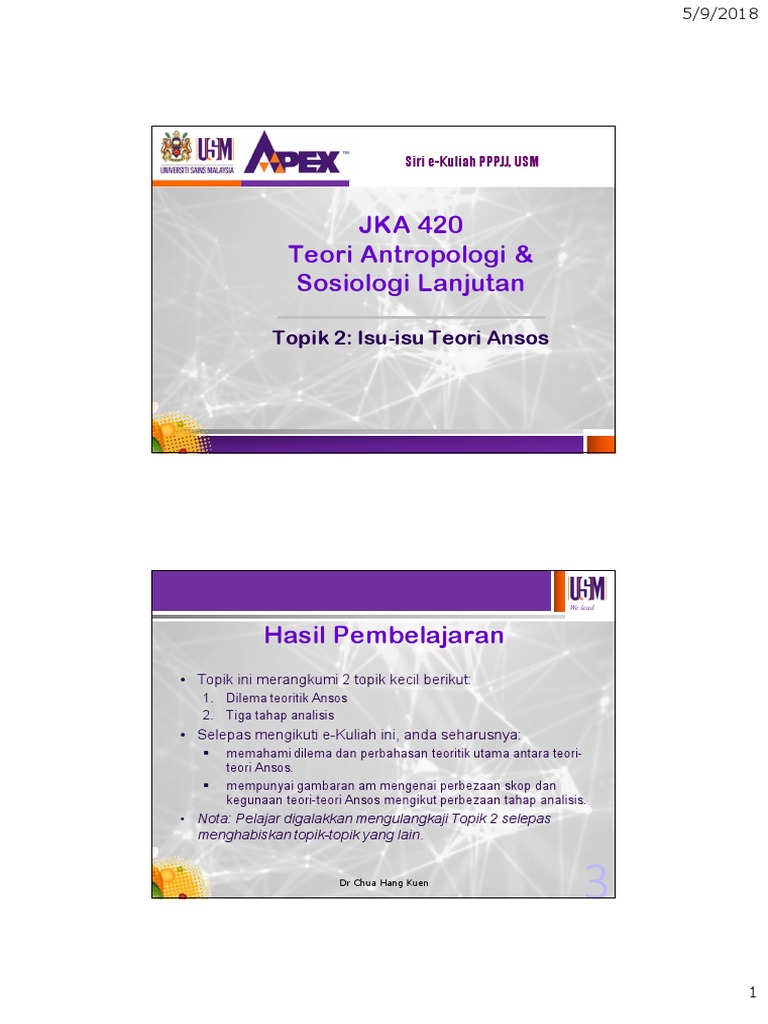 2 Isu-Isu Teori Ansos | PDF