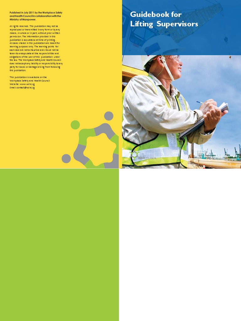 Lifting Supervisors Guidebook Revised 2014 | PDF | Crane (Machine) | Occupational Safety And Health