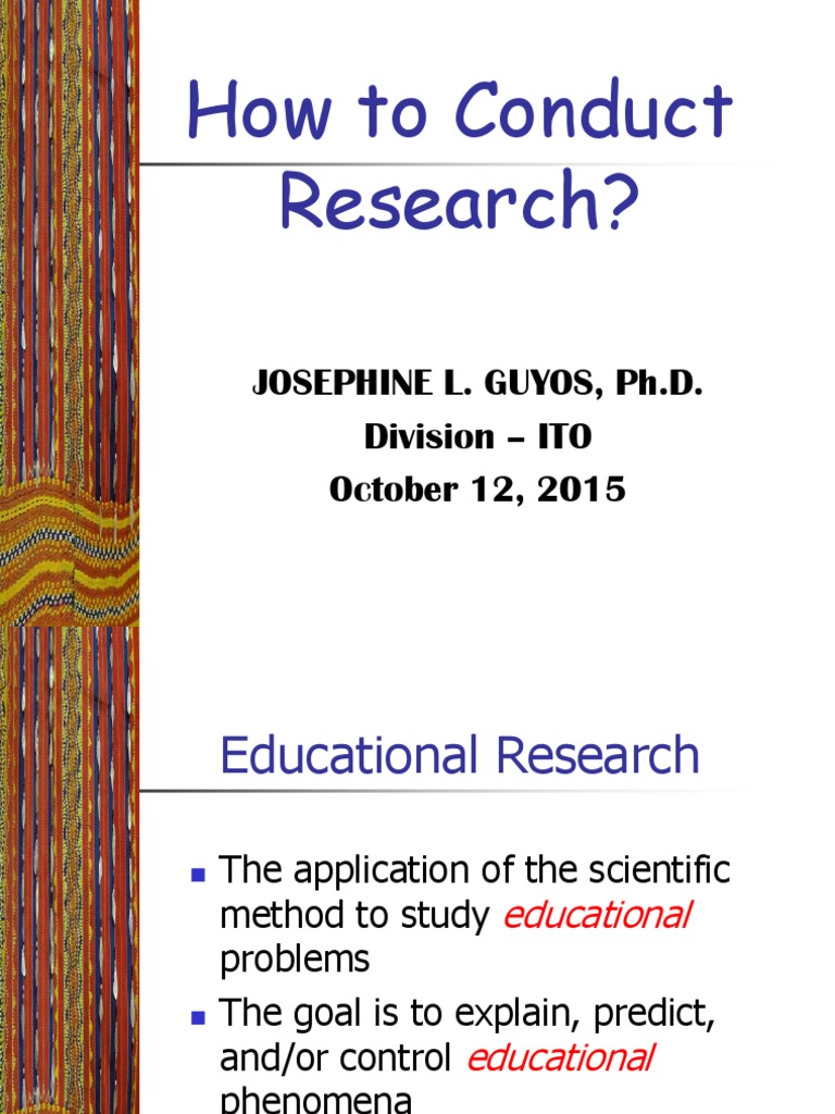 How To Conduct Research | PDF | Quantitative Research | Qualitative ...