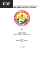 Questionnaire DRRM | PDF | Disaster Risk Reduction | Hazards
