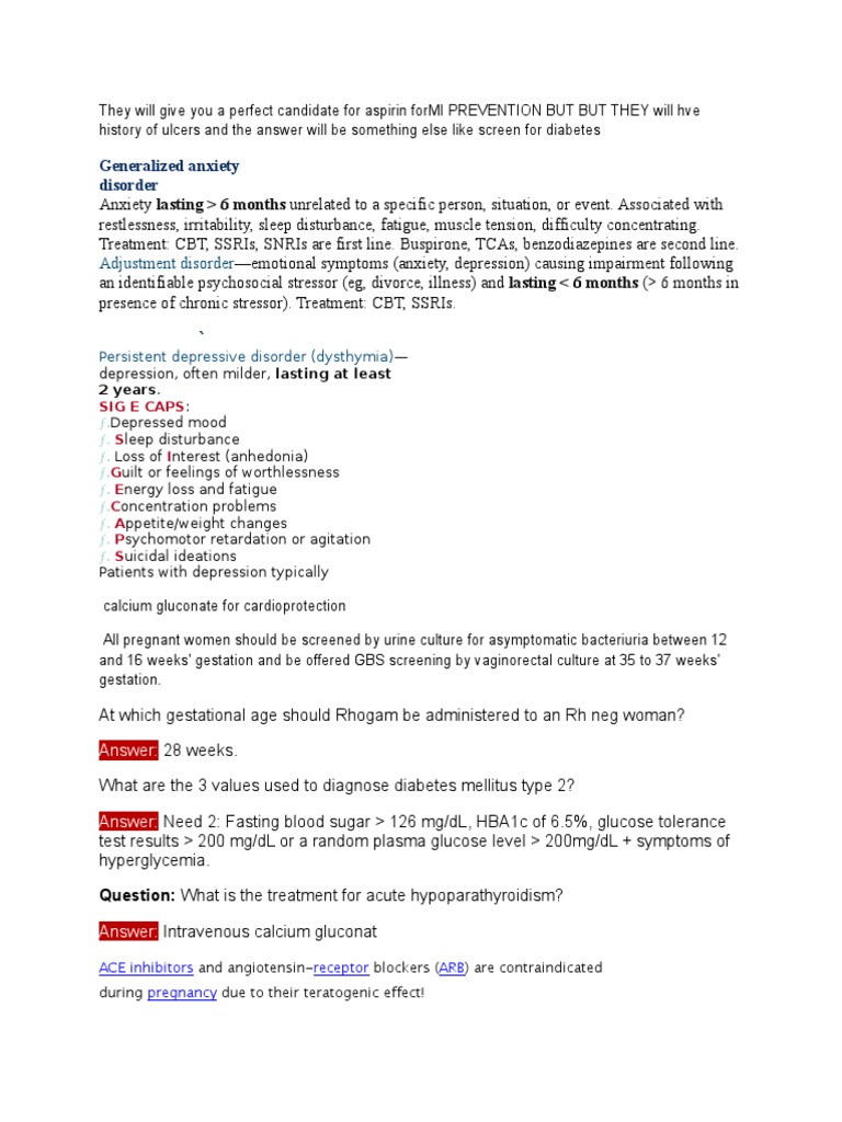 Rosh Review | PDF | Dissociation (Psychology) | Leukemia